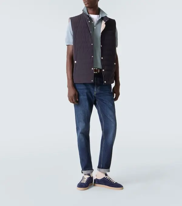 Brunello Cucinelli Cotton Pique Polo Shirt