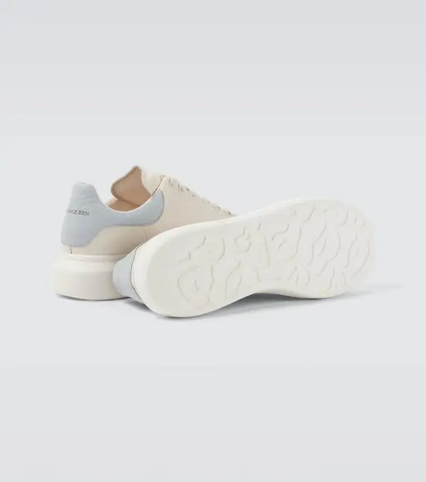 Alexander McQueen Oversized Leather Sneakers - White
