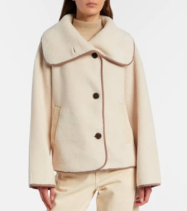 Varley Romane Fleece Jacket - White