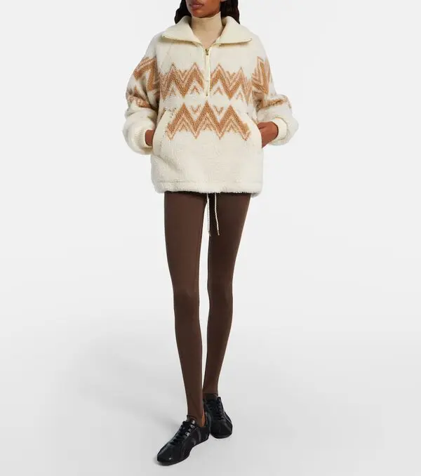 Varley Hendrik Jacquard Teddy Jacket