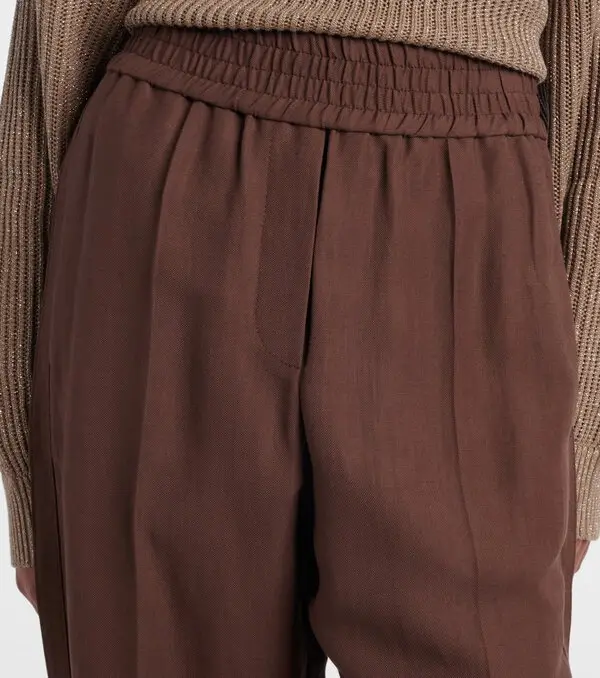 Brunello Cucinelli Mid-rise Straight Pants