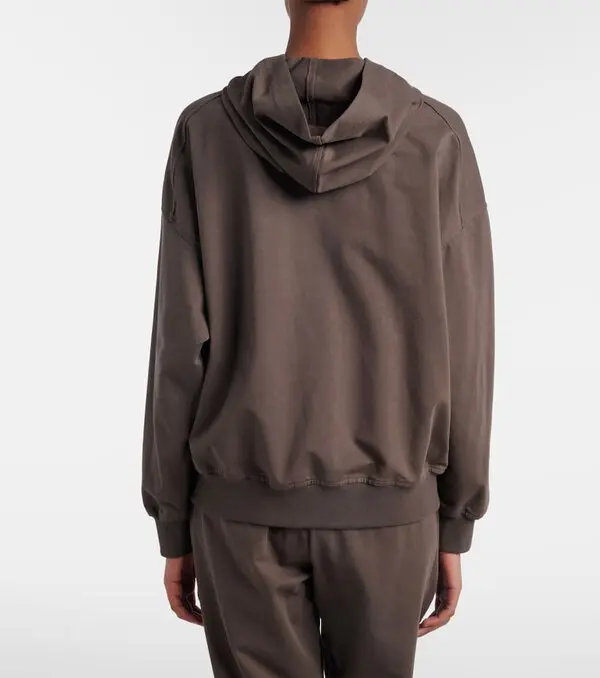 Brunello Cucinelli Monili Cotton Zip-up Hoodie - Brown