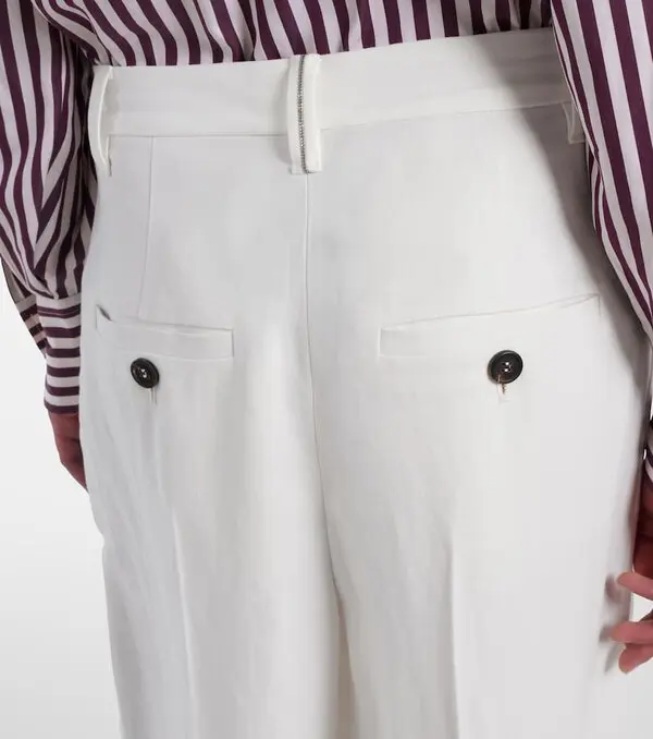 Brunello Cucinelli High-rise Wide-leg Pants