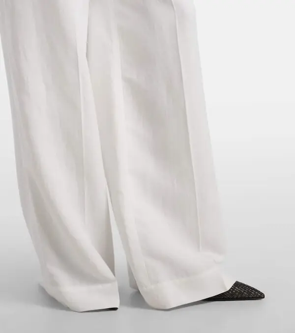 Brunello Cucinelli High-rise Wide-leg Pants