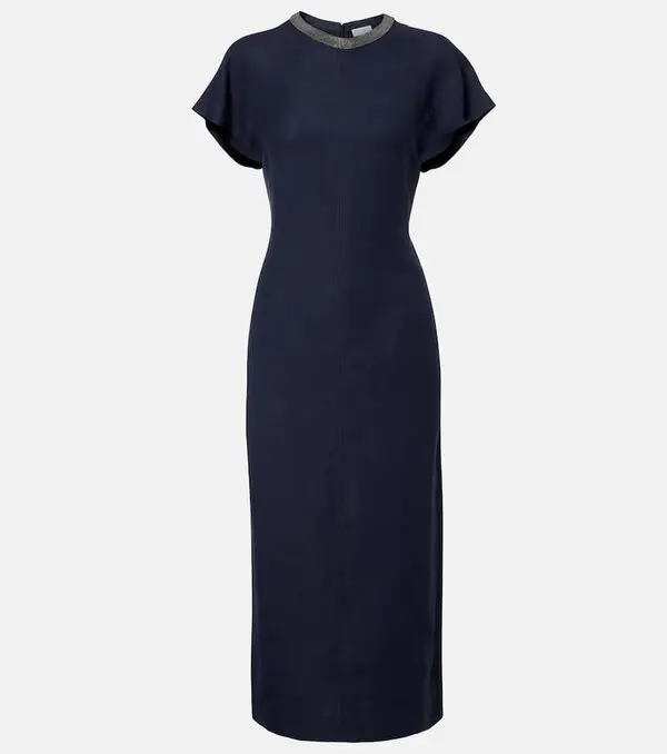 Brunello Cucinelli Monili Midi Dress