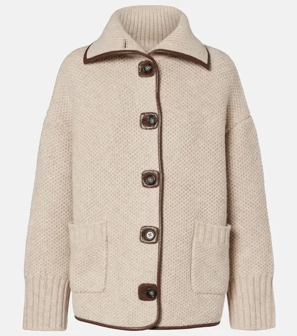 Altuzarra Llewellyn Knitted Wool Jacket - Beige