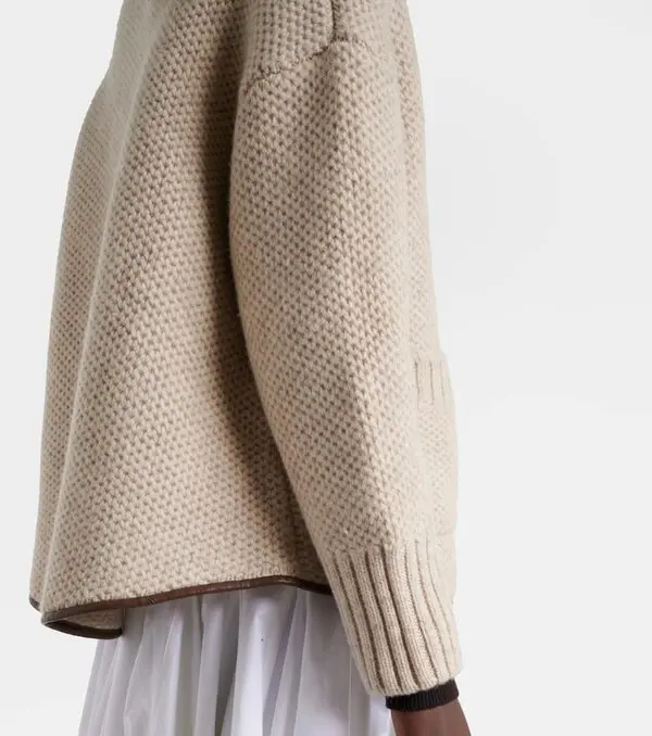 Altuzarra Llewellyn Knitted Wool Jacket - Beige