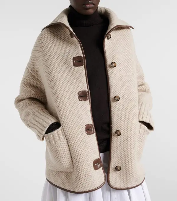 Altuzarra Llewellyn Knitted Wool Jacket - Beige