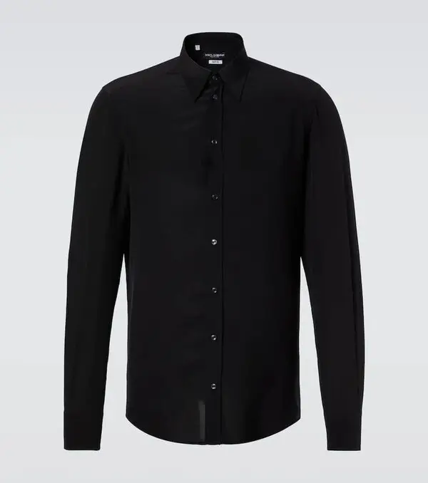 Dolce & Gabbana Silk Crepe De Chine Shirt