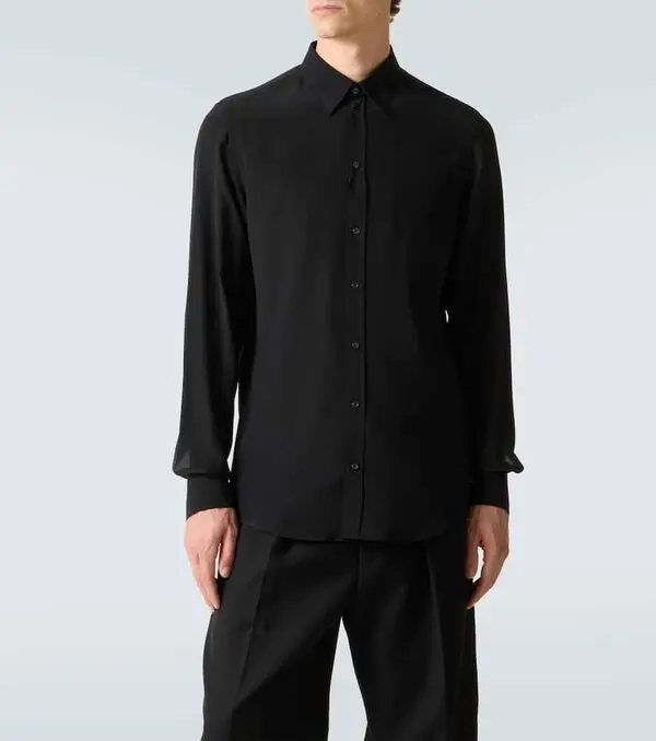 Dolce & Gabbana Silk Crepe De Chine Shirt