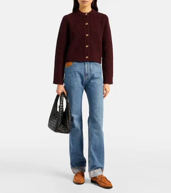 Bottega Veneta Astaire Shearling-lined Suede Loafers