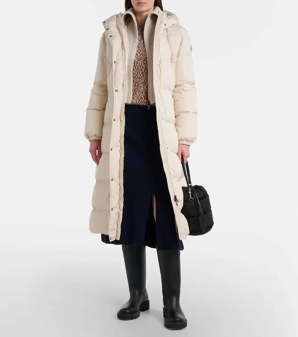 Moncler Chamer Hooded Down Coat