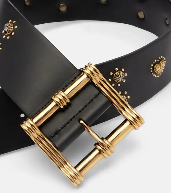 Etro Embellished Leather Belt