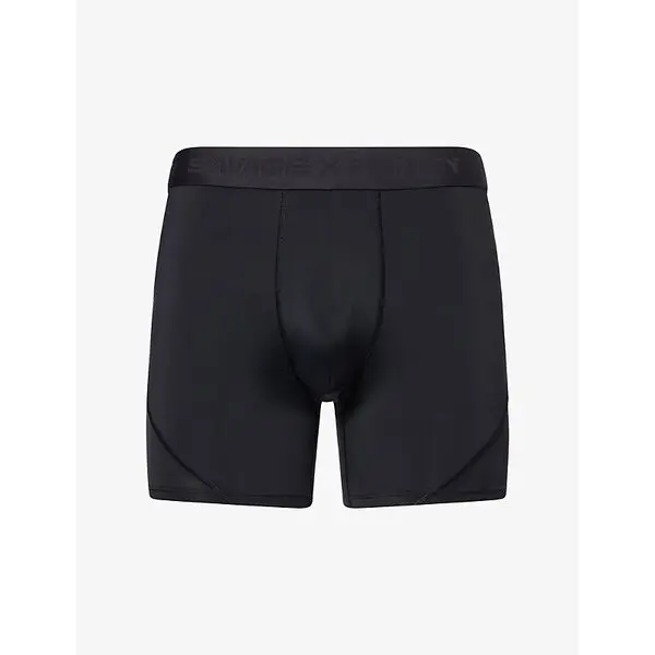 SAVAGE X FENTY Shadow Fit Jersey Boxer Briefs - Caviar