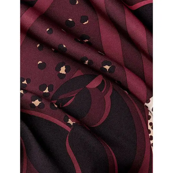 Cartier Panthère Illusion Printed Silk-twill Scarf