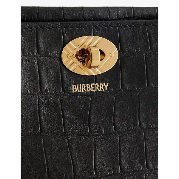 Burberry Cotswolds Leather Pouch - Black