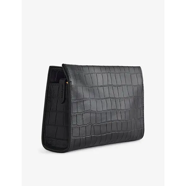Burberry Cotswolds Leather Pouch - Black