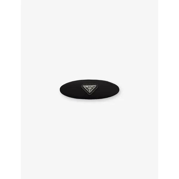 Prada Re-nylon Hair Clip - Black