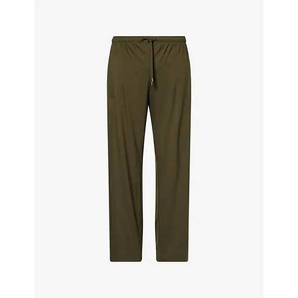 Derek Rose Basel Modal-jersey Lounge Trousers - Green