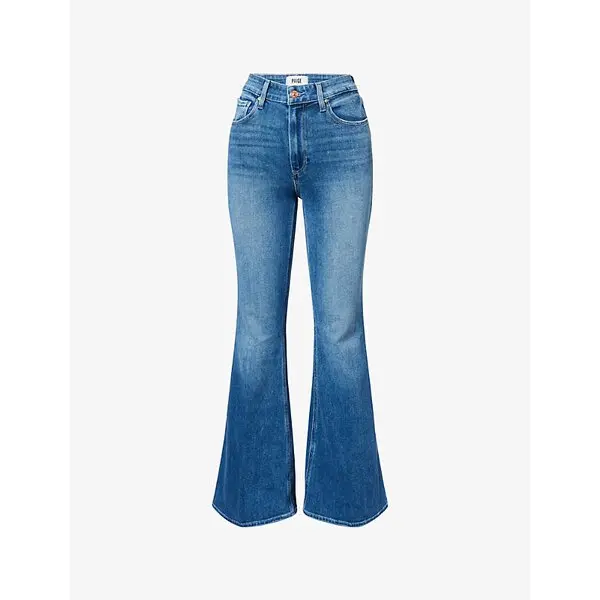 Paige Marlow Skimmer Flared Stretch-denim Jeans - Freeride