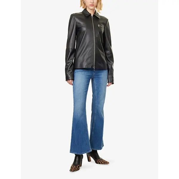 Paige Marlow Skimmer Flared Stretch-denim Jeans - Freeride