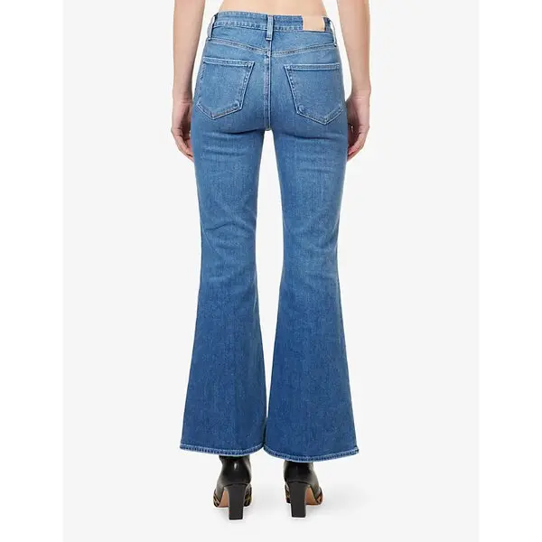 Paige Marlow Skimmer Flared Stretch-denim Jeans - Freeride