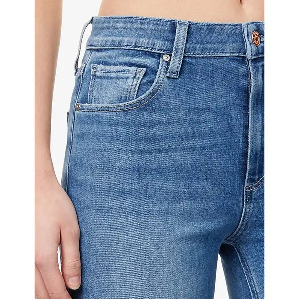 Paige Marlow Skimmer Flared Stretch-denim Jeans - Freeride