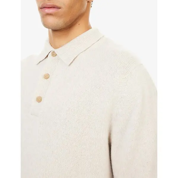 Sunspel Lambswool Polo Shirt