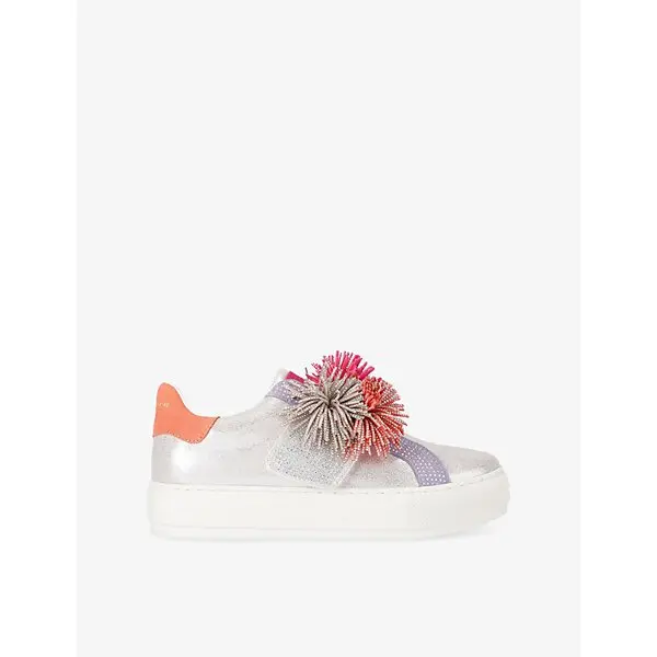 Kurt Geiger Laney Pom-pom Leather Trainers - Other