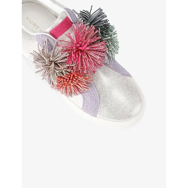 Kurt Geiger Laney Pom-pom Leather Trainers - Other