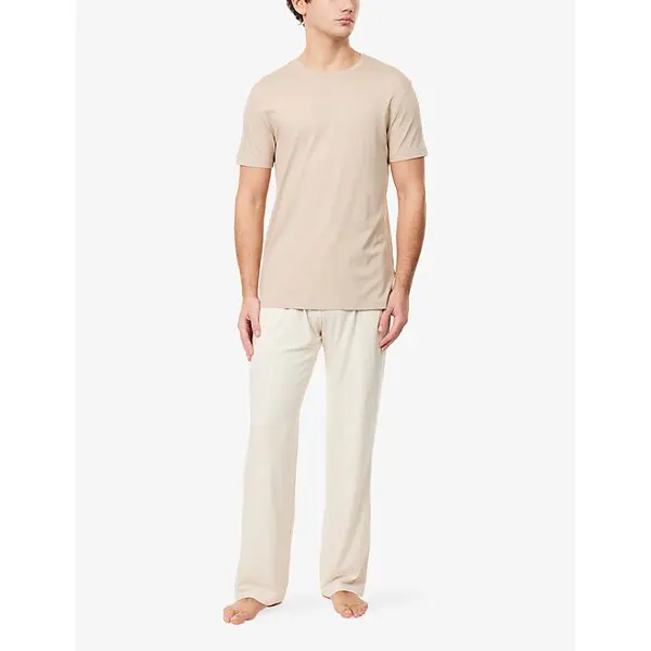 Derek Rose Basel Micro Modal-jersey T-shirt - Neutral