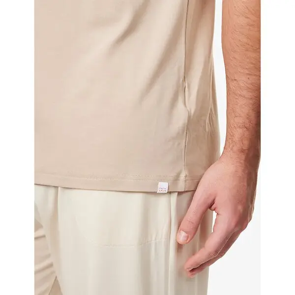 Derek Rose Basel Micro Modal-jersey T-shirt - Neutral