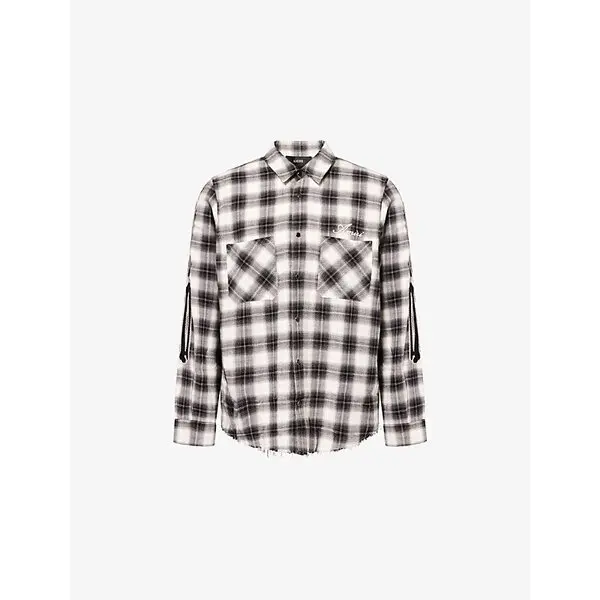 Amiri Bones Flannel Cotton Overshirt