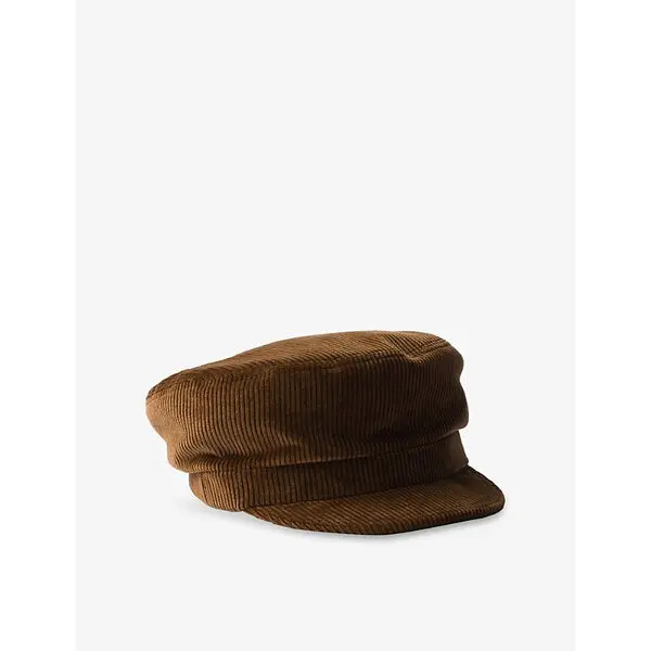 Prada Corduroy Cap - Brown
