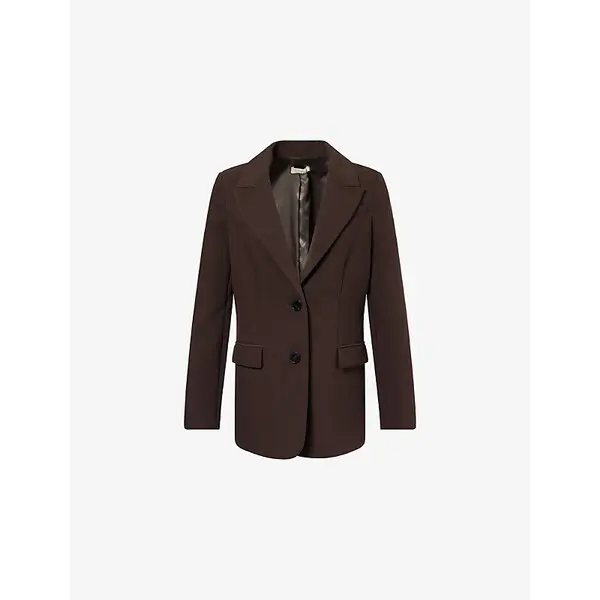 Dissh Elle Notched-lapel Woven Blazer