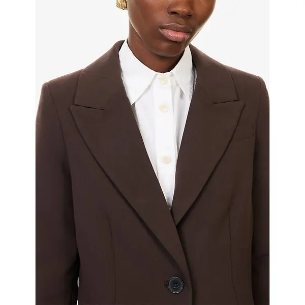 Dissh Elle Notched-lapel Woven Blazer