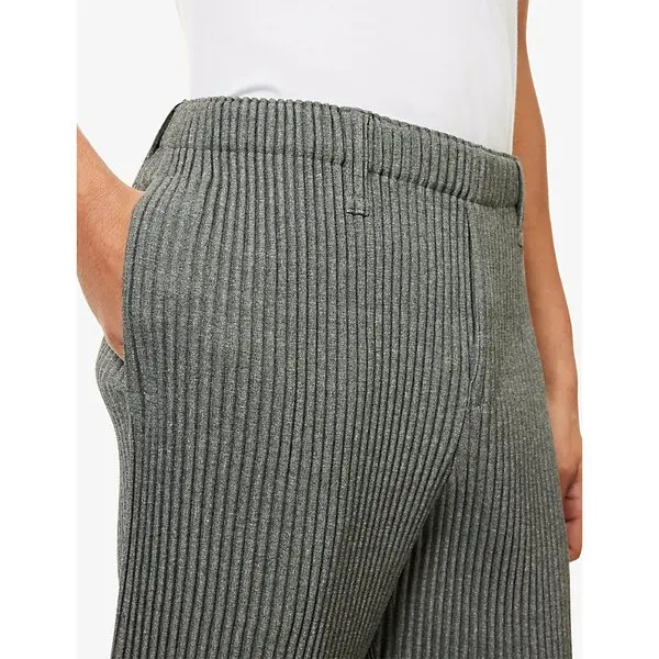 Issey Miyake Pleated Knitted Trousers