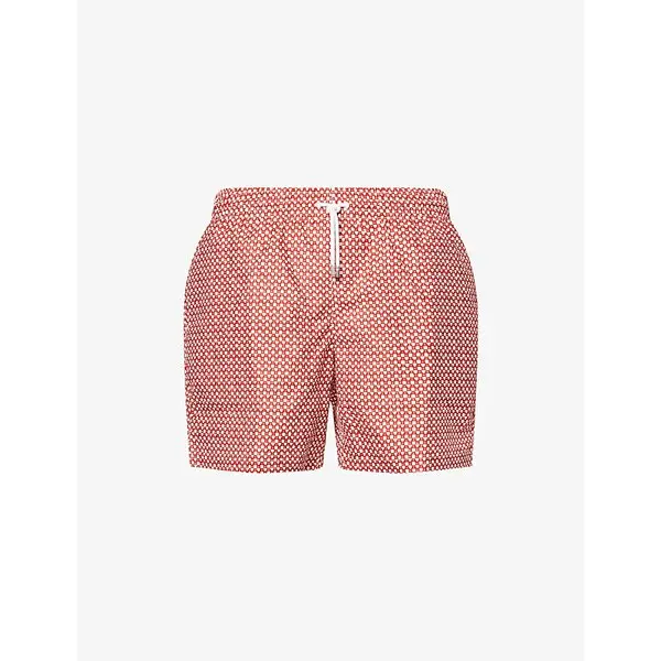 Derek Rose Tropez Swim Shorts - Red