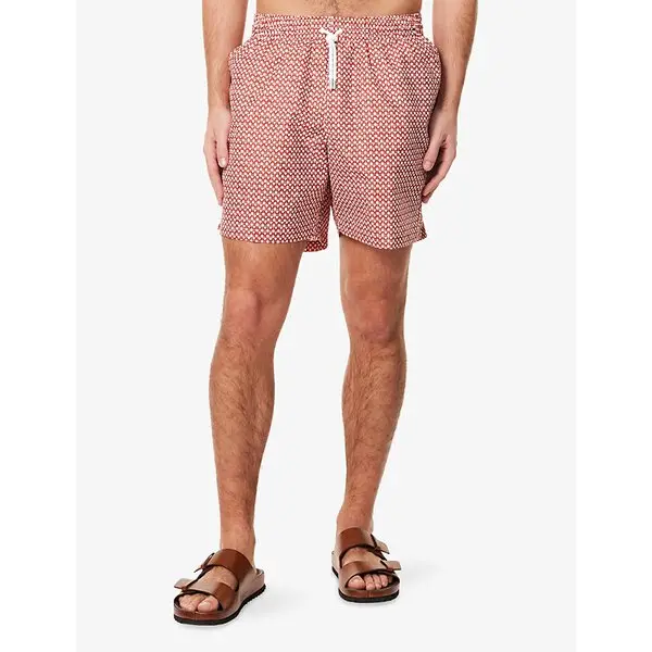Derek Rose Tropez Swim Shorts - Red