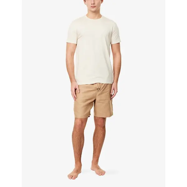 Derek Rose Sydney Linen Shorts