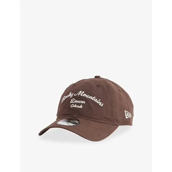 New Era 9twenty Wordmark Cotton Cap - Dark Brown