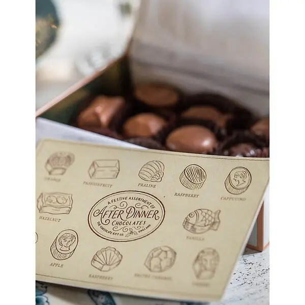 THE CHOCOLATE GIFT COMPANY Amy Swan After Dinner Chocolate Tin 108g