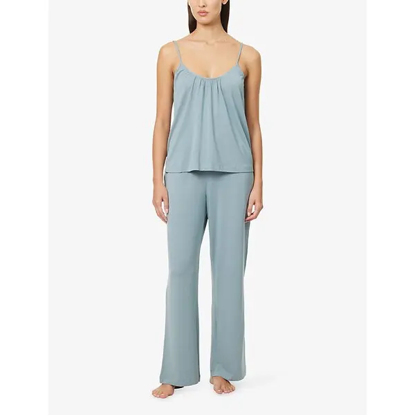 Eberjey Gisele Long-sleeve Stretch-jersey Pyjama Set