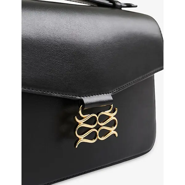 MALINA Monogram Leather Shoulder Bag