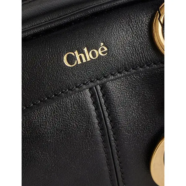 Chloé Small Leather Bowling Shoulder Bag