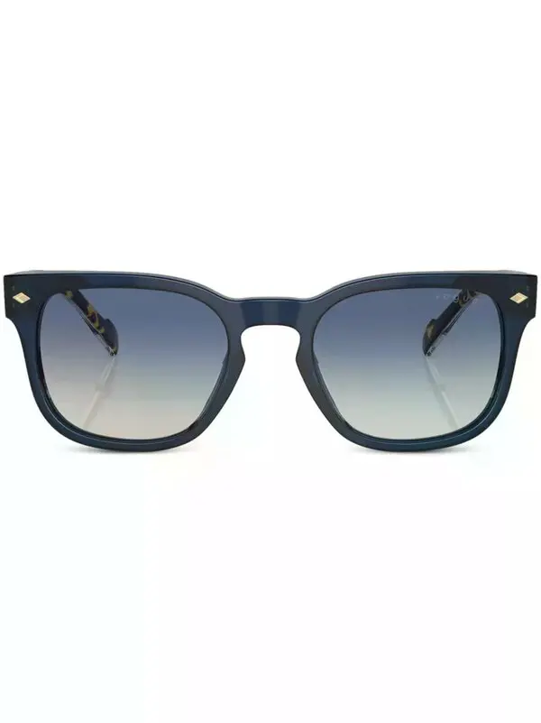 VOGUE EYEWEAR Tortoiseshell-effect Square-frame Sunglasses - Blue