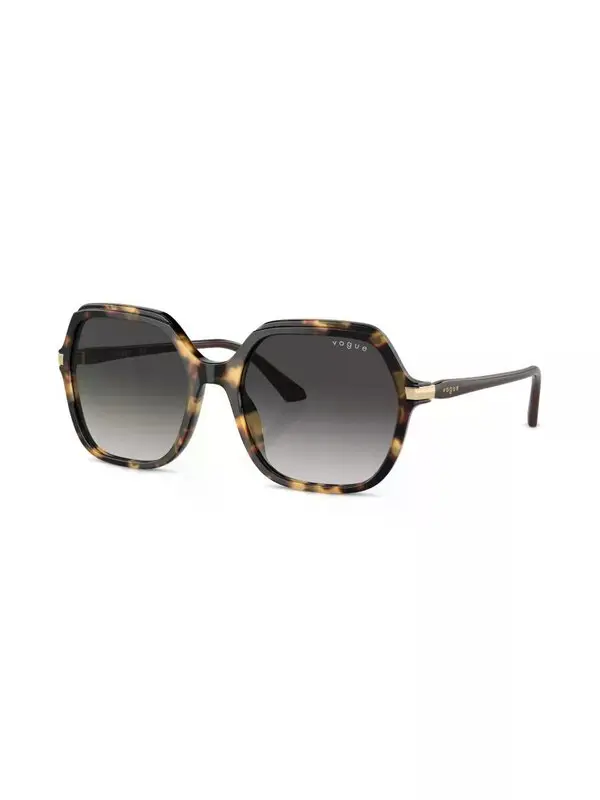 VOGUE EYEWEAR Tortoiseshell-effect Butterfly Sunglasses - Yellow