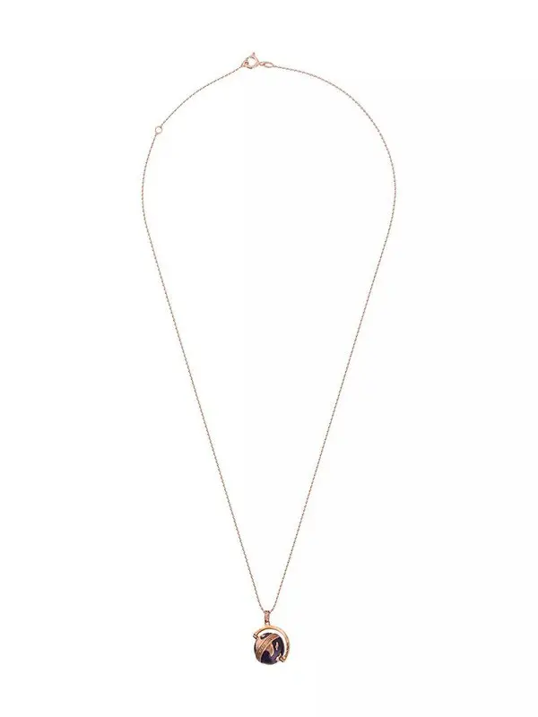 TRUE ROCKS Globe Pendant Necklace - Pink