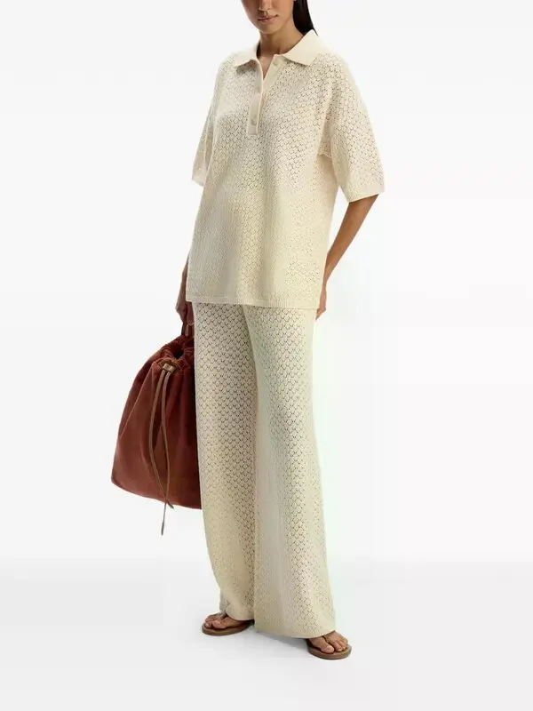 12 STOREEZ Cotton Knit Polo Top