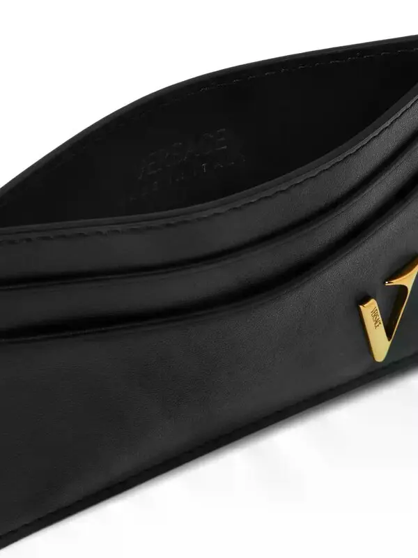 Versace Logo-plaque Cardholder